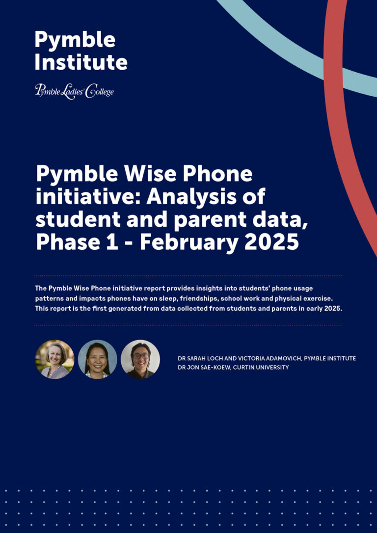 Pymble Wise Phone Initiative – Pymble Institute
