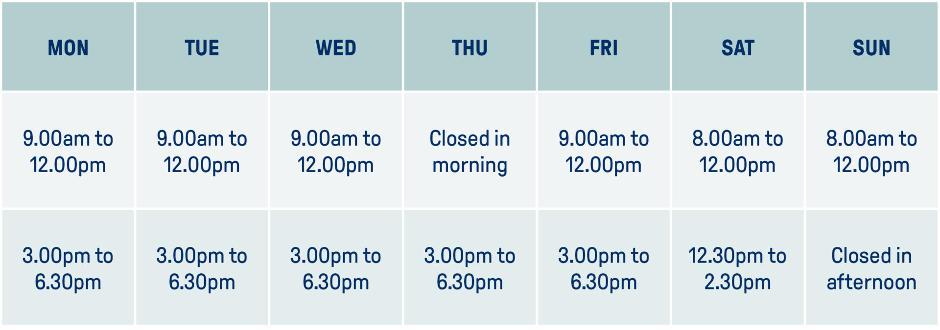 Timetable - Pymble Swimming