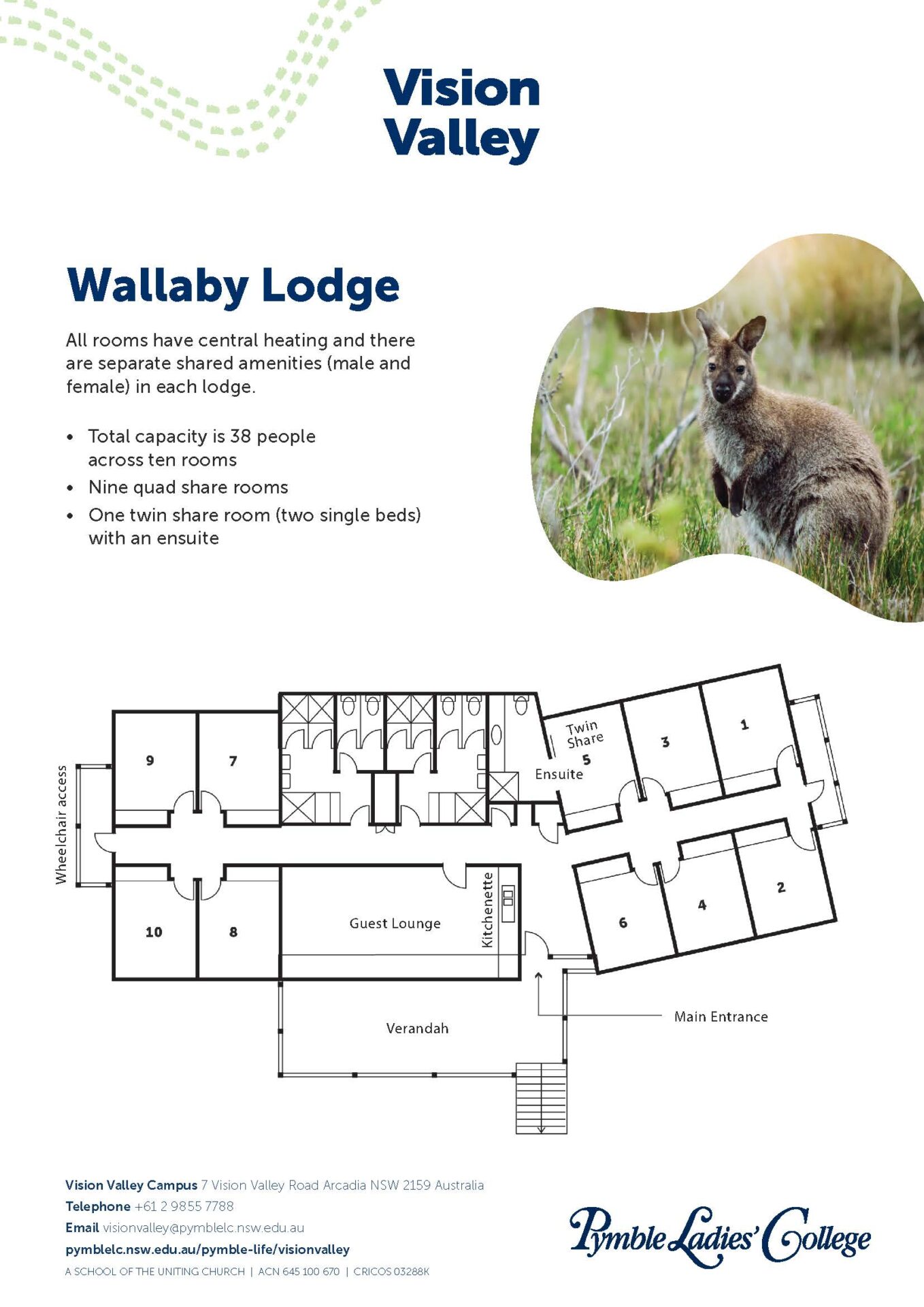 Accommodation – Vision Valley